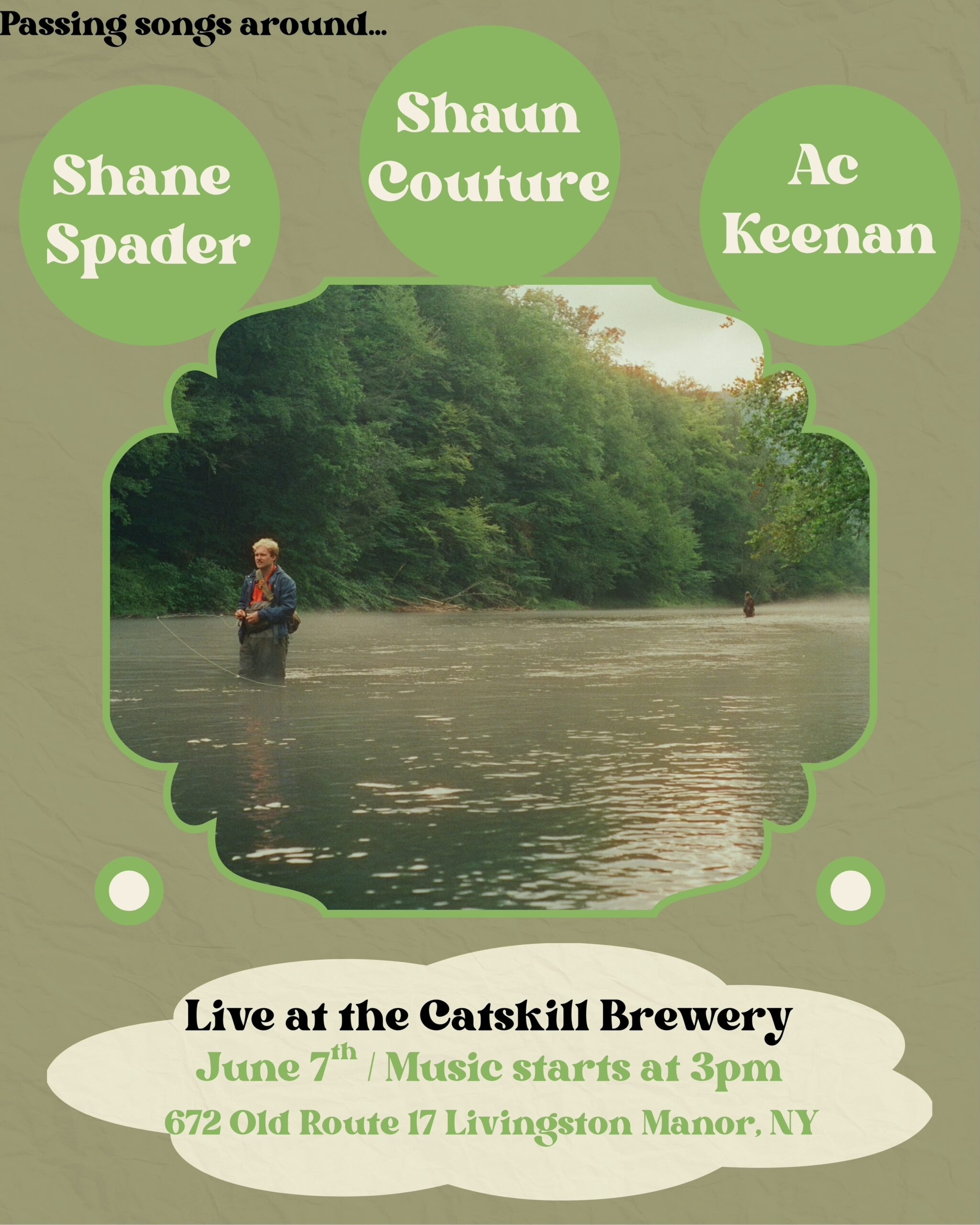 Live Music: Shaun Couture, Shane Spader + AC Keenan - Catskill Brewery